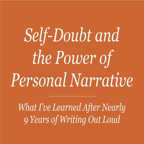 Self-Doubt and the Power of Personal Narrative | PPT