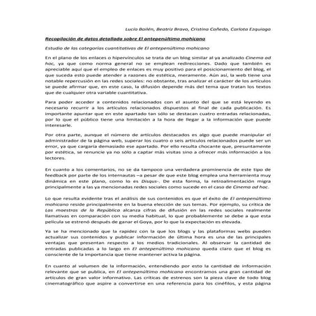 El antepenultimo mohicano | PDF