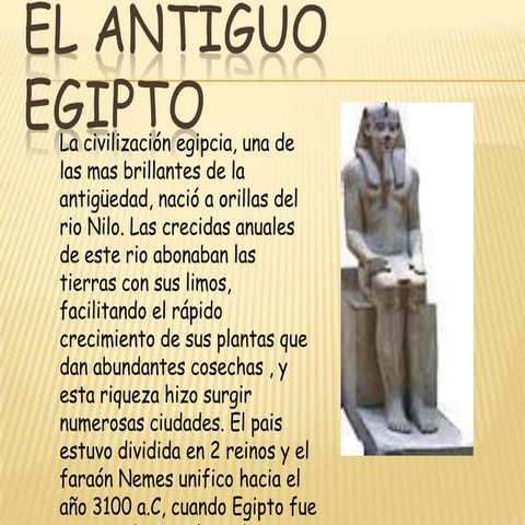 El antiguo egipto | PPTX