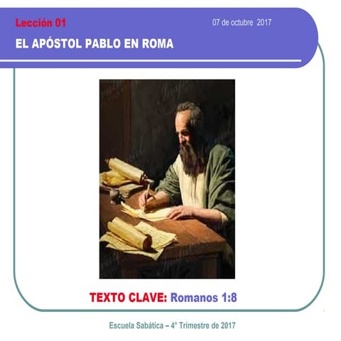 El apóstol Pablo en Roma | PPT