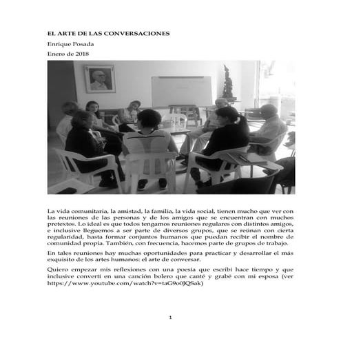 El arte de las conversaciones | PDF