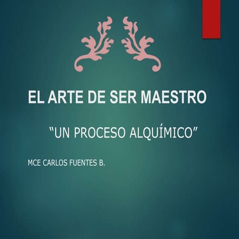 El arte de_ser_maestro | PPT