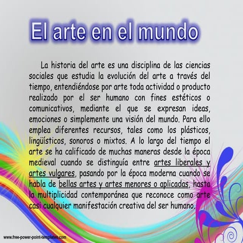 El Arte en el mundo | PPT