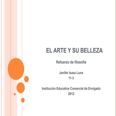 El arte y la belleza | PPT
