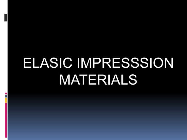 hydrocolloids impression dental material | PPT