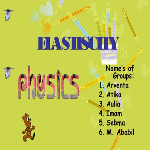 Elasticity | PPT