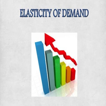 Elasticity of demand | PPT