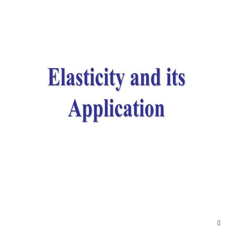 Elasticity of demand and supply | PPT