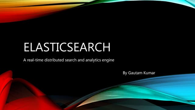 Elasticsearch a real-time distributed search and analytics engine | PPT Elasticsearch a real-time distributed search and analytics engine | PPT