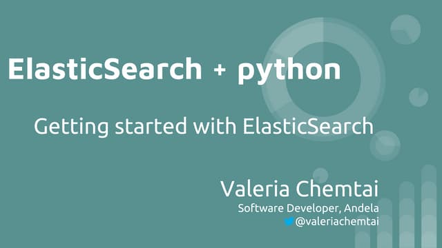 Elasticsearch Python Simplify Elasticsearch Data Analysis With