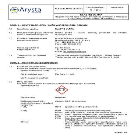 Elastiq ultra msds | PDF