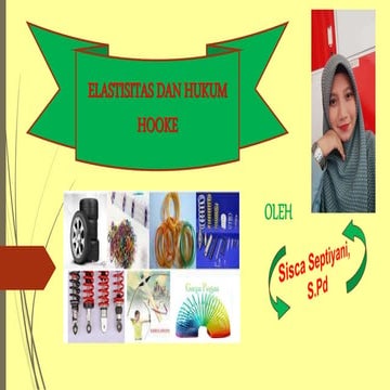 Elastisitas dan hukum hooke | PPTX