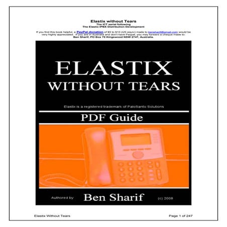 Elastix Without Tears | PPT