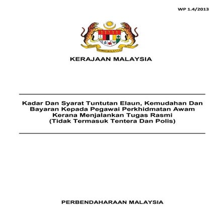 WP 1.4: Elaun bayaran anggota perkhidmatan awam | PDF