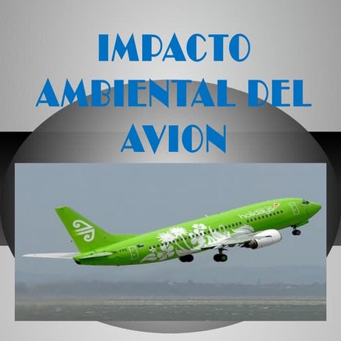 El avion | PPTX