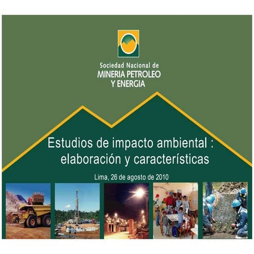 Evaluación de impacto ambiental (eia) | PPTX