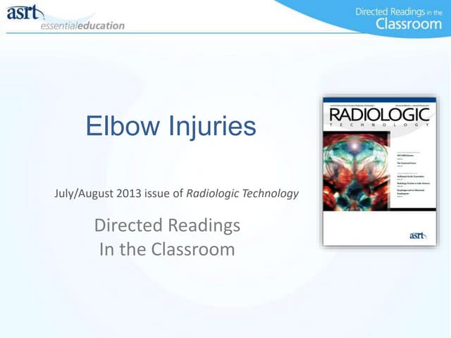 Anatomy of elbow joint | PPTX