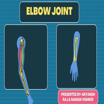 Anatomy of elbow joint | PPTX