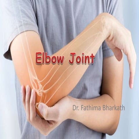 Elbow joint with applied anatomy