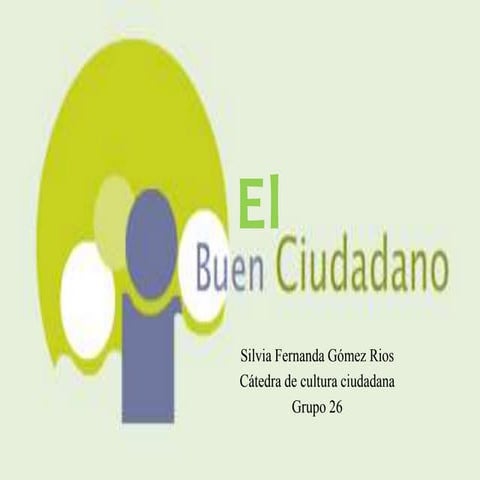 El buen ciudadano | PPTX