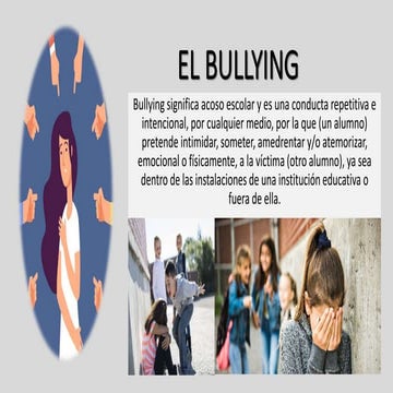 Exposicion sobre bullying escolar (acoso escolar) slideshare | PPT