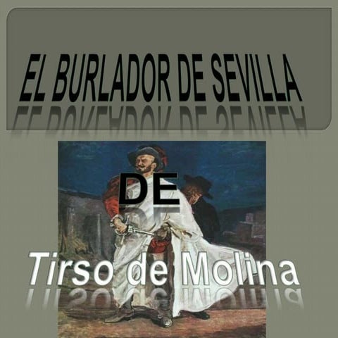 El Burlador De Sevilla | PPTX