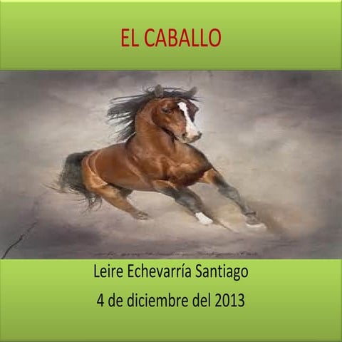 El caballo | PPT
