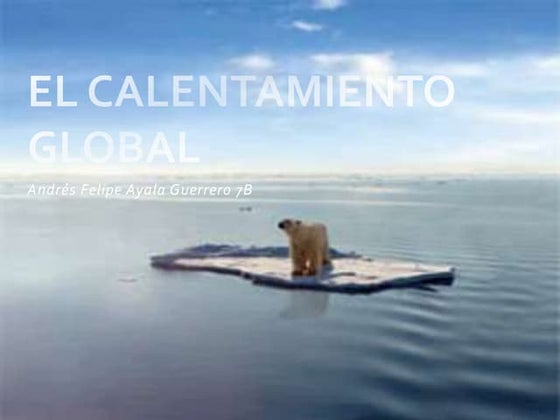 Infografia sobre el calentamiento global | PDF