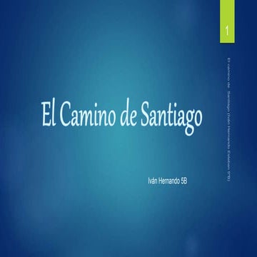 El camino de santiago | PDF