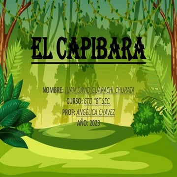 el capibara | PDF