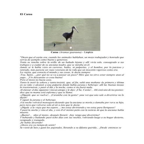El carau | DOCX