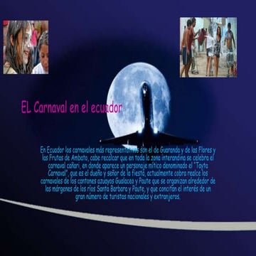 El carnaval en ecuador | PPTX