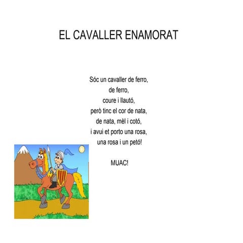 El cavaller enamorat | PPT