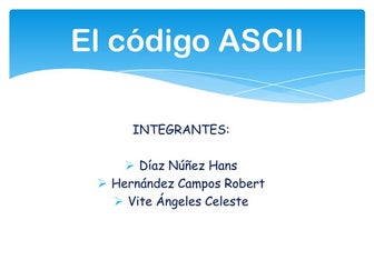 Codigo ascii | PDF