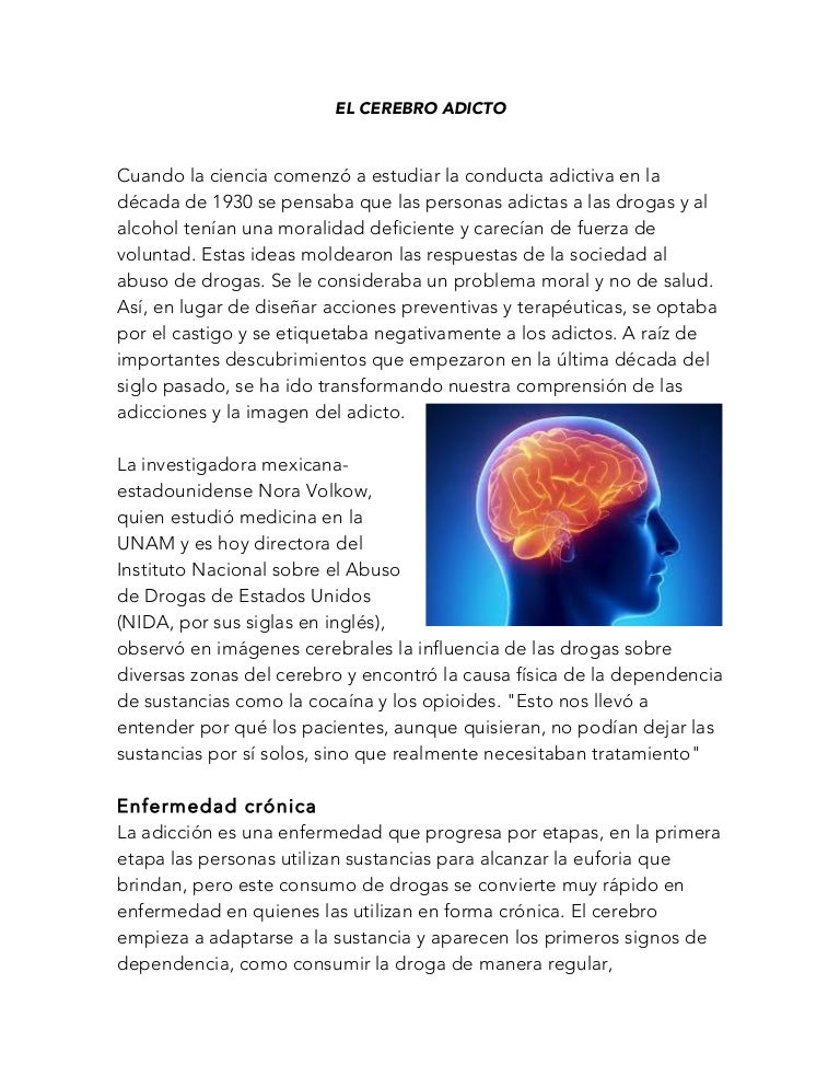 El Cerebro Adicto