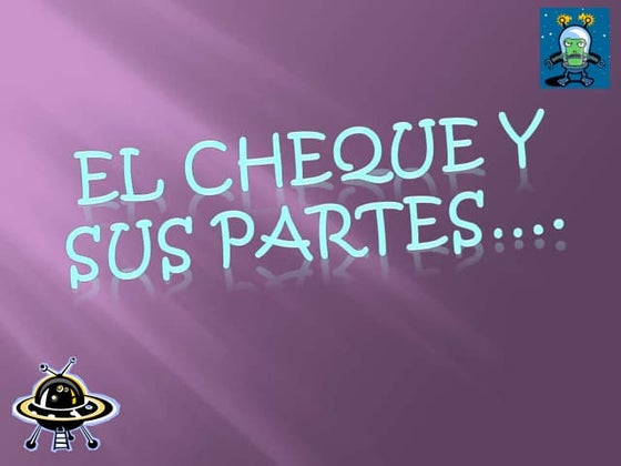 El cheque | PPTX