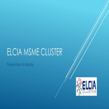 ELCIA MSME Cluster | PPTX