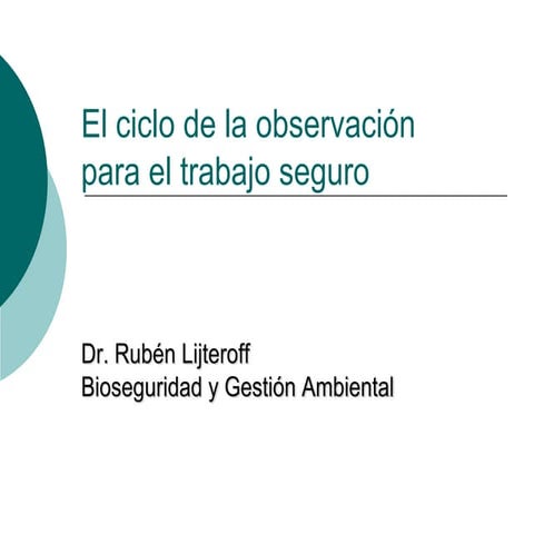 PROGRAMA STOP PARA EMPLEADOS SEGURIDAD OBSERVACION PREVENTIVA | PPT