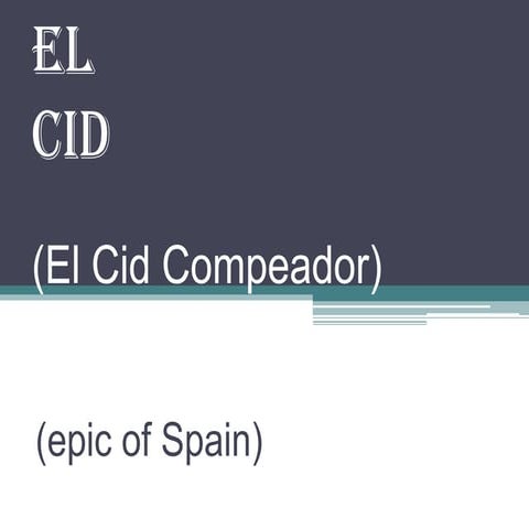 El cid | PPTX