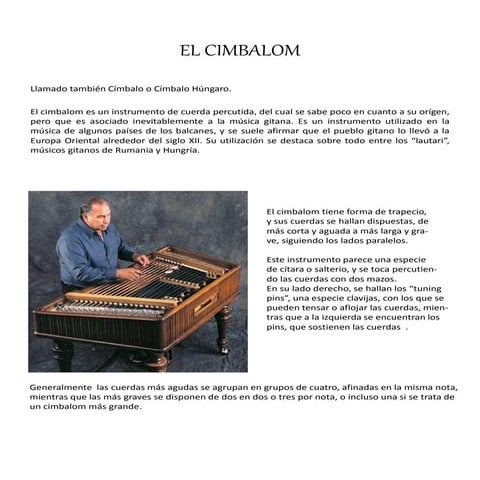 El Cimbalom | PPTX