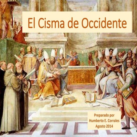 El cisma de occidente | PPTX