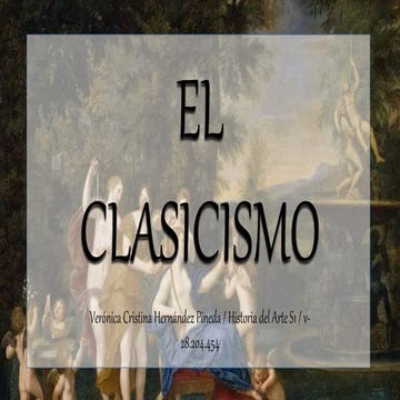 El clasicismo | PPTX
