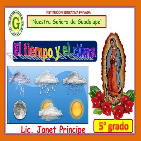 El clima y el tiempo | PPTX