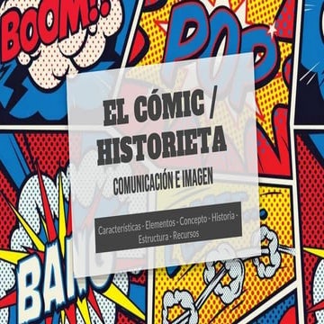 El cómic y sus partes - Diapositivas tipo presentación para educadores ...