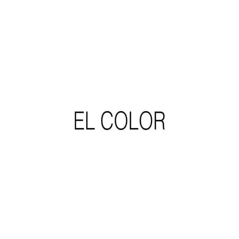 El color | PDF