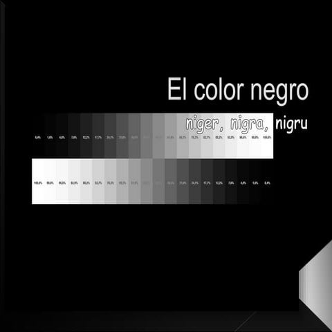 Teoria del color negro | PPTX