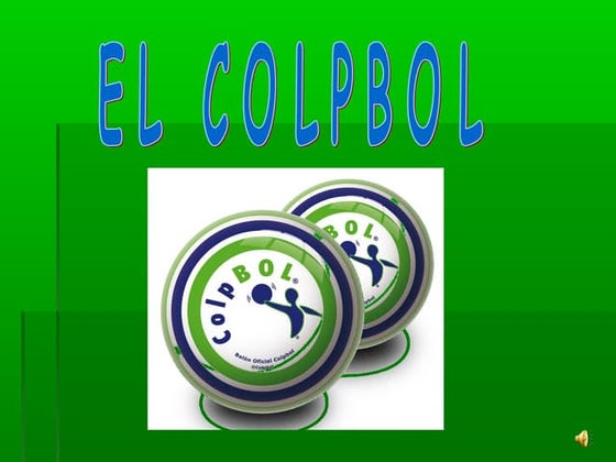 Tasca 2 el colpbol (ud3) | PDF