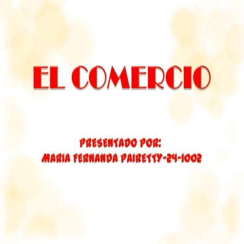 El Comercio | PPTX