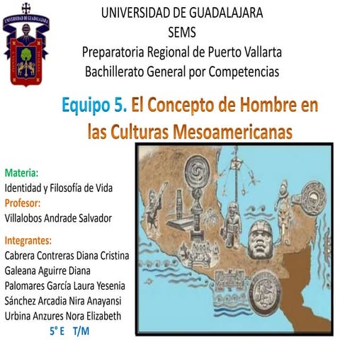 El Concepto De Hombre En Las Culturas Mesoamericas Pptx