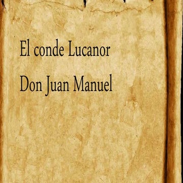El conde lucanor | PPT